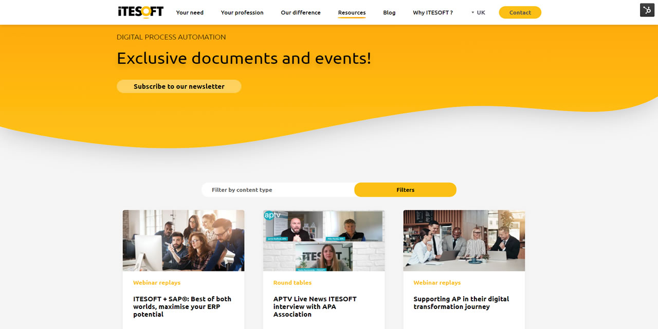 ITESOFT I Discover our resources and events